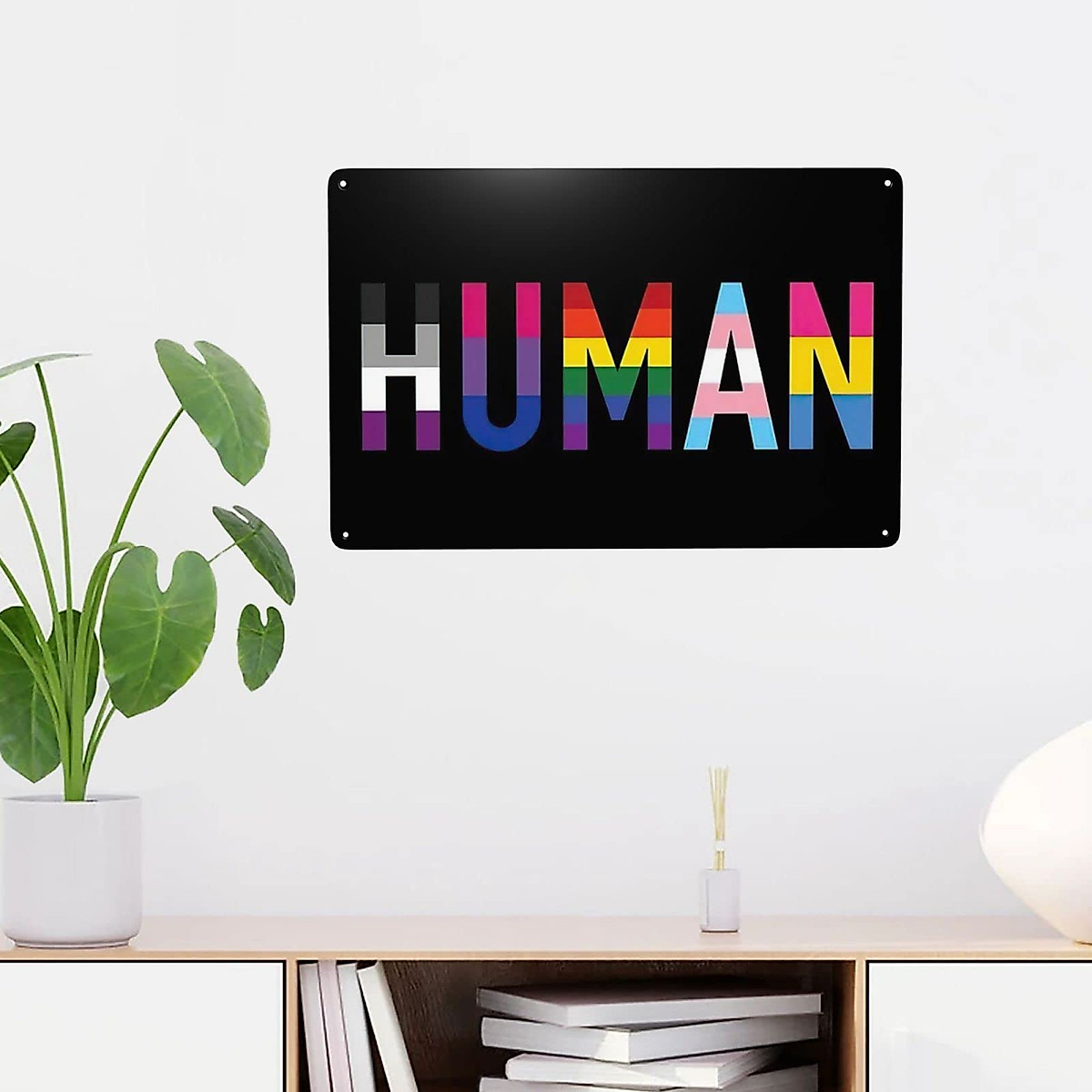 Gay Pride Custom Painting Metal Plate Sign For Home Garden Bars Office Store Club Art Plaque