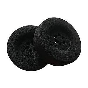 Premium Earpads Sponge Foam Ear Cushion Repair Parts for Plantronics SupraPlus CS351 CS351N CS361N CS510 CS520 W710 W720 WO300 WO350 71781-01 Wireless Headset (1 Pair)