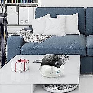 Sirena Twister Premium Pack (Black) Including Ocean Breeze Deodorizer and Fragrance Oils- Water Filter Air Freshener For Home and Office - Essential Oil Aroma Diffuser With LED Night light