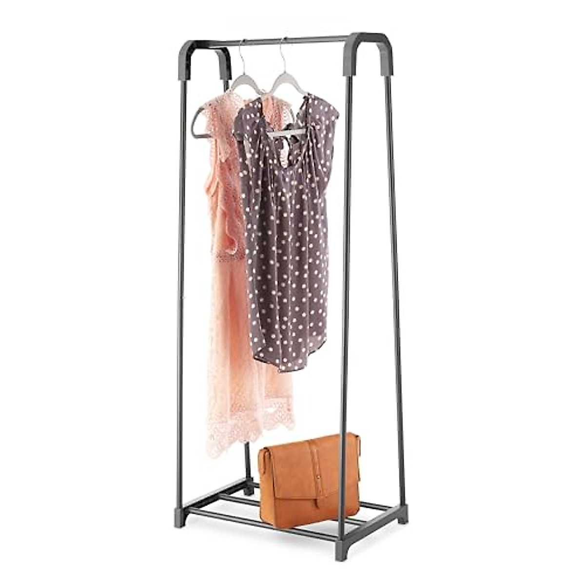 Whitmor Garment Rack with Shelf - Gunmetal