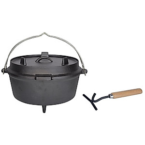 Esschert Design Dutch Oven, 12", Black