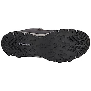 Columbia Men's Valley Pointe Waterproof Hiking Shoe, Shark/Monument, 10