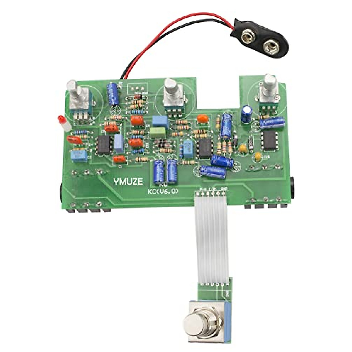 YMUZE Handmade GOLD Professional Overdrive Boost Guitar Effects Pedal