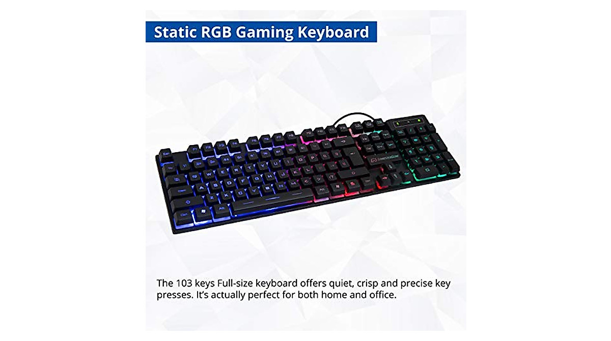 RGB Gaming Accessories Combo - Keyboard, Mouse & Headset