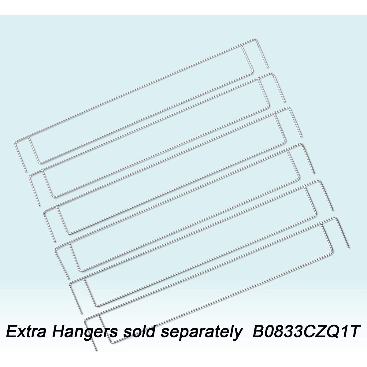 ROLLING PANTS TROLLEY (HOLDS UP TO 18 PAIRS OF PANTS AND INCLUDES 18 REMOVEABLE PANT HANGERS!)