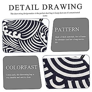 HANABASS 12 pcs Fork Knife for Reusable Japanese Bags Office Chopstick Storage Utensils Tableware Pouches Flatware Carrying Portable Covers Pouch Style Sleeves Cloth Cutlery Lunch