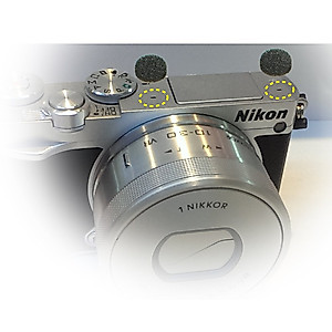 Gomet Mini Wind Filter Sticker for Digital Camera Mic Windscreen Wind Muff x 1 Packet(2 pcs)