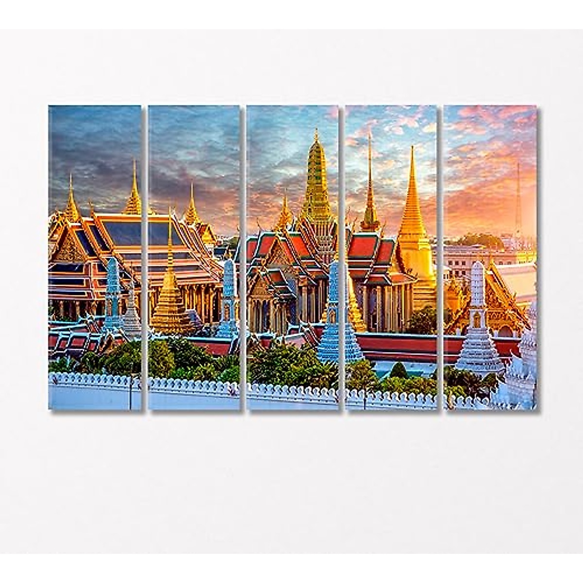 Temple of the Emerald Buddha Bangkok Thailand Canvas Print 1 Panel / 36x24 inches