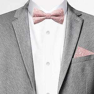 Jacob Alexander Men's Floral Pocket Square Handkerchief