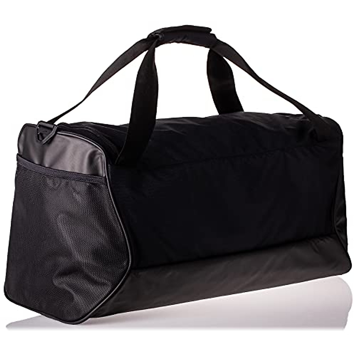 Nike Brasilia Training Medium Duffle Bag, Durable for Women & Men with Adjustable Strap, Black/Black/White