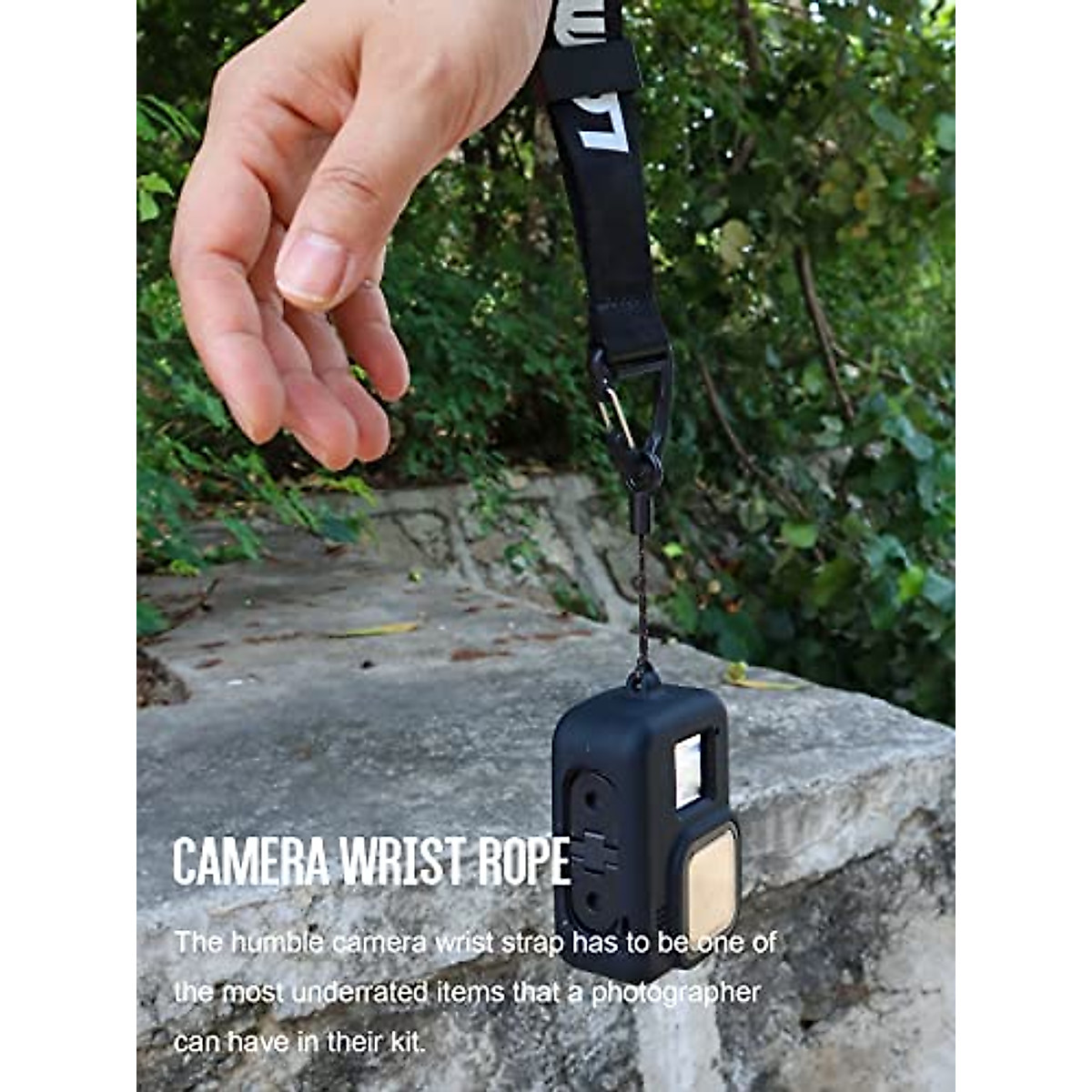 Lammcou Camera Silicone Case Compatible with Gopro Hero 10 9, Soft Protective Sleeve Case & Screen Protector & Armband & Lens Cap for Hero 10 9