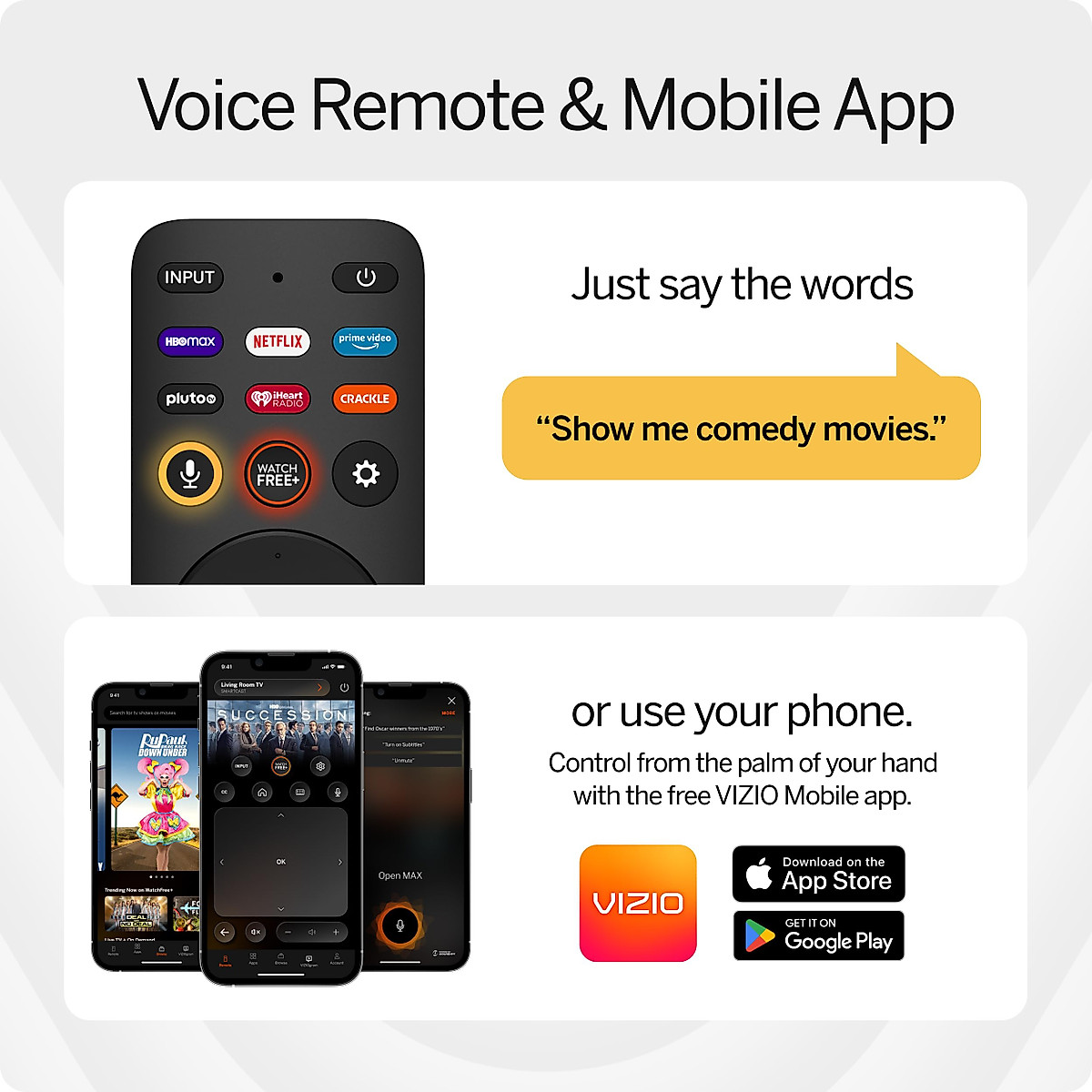 VIZIO 65-Inch V-Series 4K UHD LED Smart TV with Voice Remote, Dolby Vision, HDR10+, Alexa Compatibility, V655-J09, 2022 Model