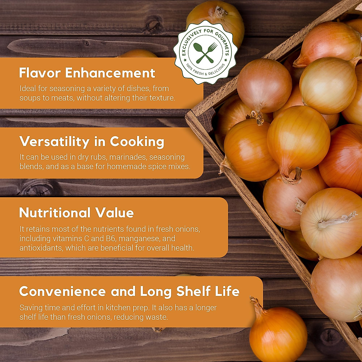 Antepyolu Onion Powder, Organic Onion Powder, Bulk Onion Powder, Gluten-Free, Non-Gmo, Ideal in Soups, Vegetables, 7.76 Ounces