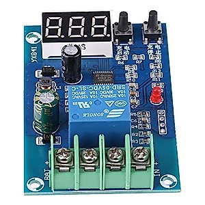 Battery Charging Controller Module, 6-60V 10A Lithium Battery Charging Control Module Board Automatic Charger Power Source Switch for Car Generators, Solar Power, Wind Turbines