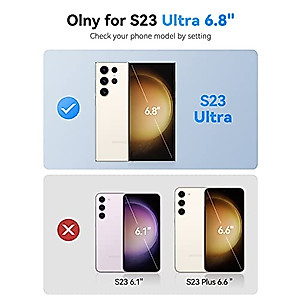 NEWDERY Galaxy S23 Ultra Battery Case 10000mAh, Qi Wireless Charging, Fast Charging, Sync Data Supported, Powerful Portable Rechargeable Charger Case for Samsung S23 Ultra 5G 6.8" Black