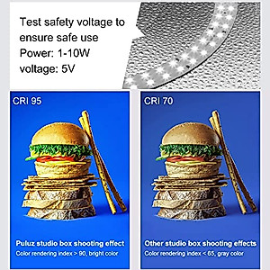 Photo Studio Box, PULUZ Mini Folding Lightbox LED Ring Light Portable Photo Studio Photography Shooting Tent Box Kit 12 Colors Backdrops USB Light Box for Phones DSLR Camera (9.8 x 9.8 inch)