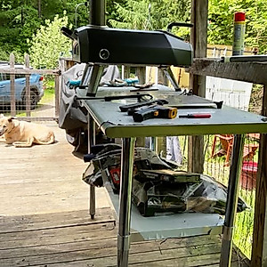 STABLEINK NSF Stainless Steel Table, 24 x 48 Inches Metal Prep & Work Table with Adjustable Undershelf, for Commercial Kitchen, Restaurant, Hotel and Garage