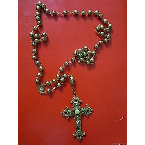 Rosary Christianity Prayer Reliquary Compatible with RELIC Compatible with Vintage PEALS Beads Filigree PICK1 (Number: 1- Golden Filigree)