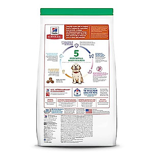 Hill's Science Diet Puppy, Large Breed Puppy Premium Nutrition, Dry Dog Food, Chicken & Brown Rice, 15.5 lb Bag