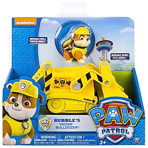 Paw Patrol - Rubble’s Diggin’ Bulldozer - Figure & Vehicle