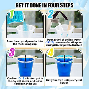 GobiDex Science Kits for Kids, Crystal Growing Kit-Crystals Grow Fast in 24 Hours, STEM Projects Learning & Education Toys Gift for Boys & Girls, Arts and Arafts for Kids Ages 6-8 8-12