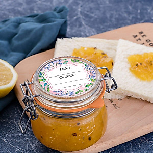 300 Waterproof Canning Labels for Jars Labels Food Labels Round for Food Container Spice Lids Canister Food Storage Canning Supplies 2 Inch