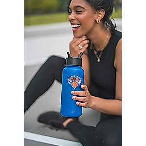 Simple Modern Officially Licensed NBA Phoenix Suns Water Bottle with Straw Lid | Vacuum Insulated Stainless Steel 32oz Thermos | Summit Collection | Phoenix Suns