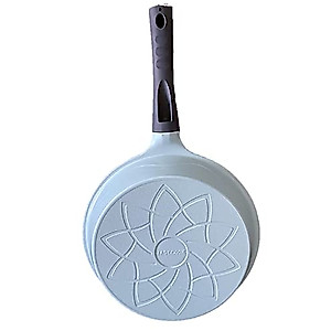 7 piece JADE COOK Set 9.5" Fry Pan, 11" Fry pan, 10" Round griddle, 11" Square grill pan 9.5" Casserole, 5.5" Milk Pot (KFCC Die Cast)