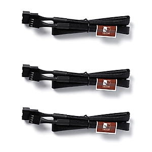 Noctua NA-SEC3, 4-pin Fan Extension Cables (60cm, Black)