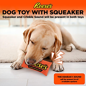 HERSHEY'S Dog Toys - Cute Puppy Toys, Chocolate Dog Chew Toy, Small Dog Toys, Candy Pet Toys, Squeaky Dog Toys for Small Dogs, Puppy Chew Toys, Plush Dog Toy Pack, Rope Toy Pack, Reese's Dog Chew Toy
