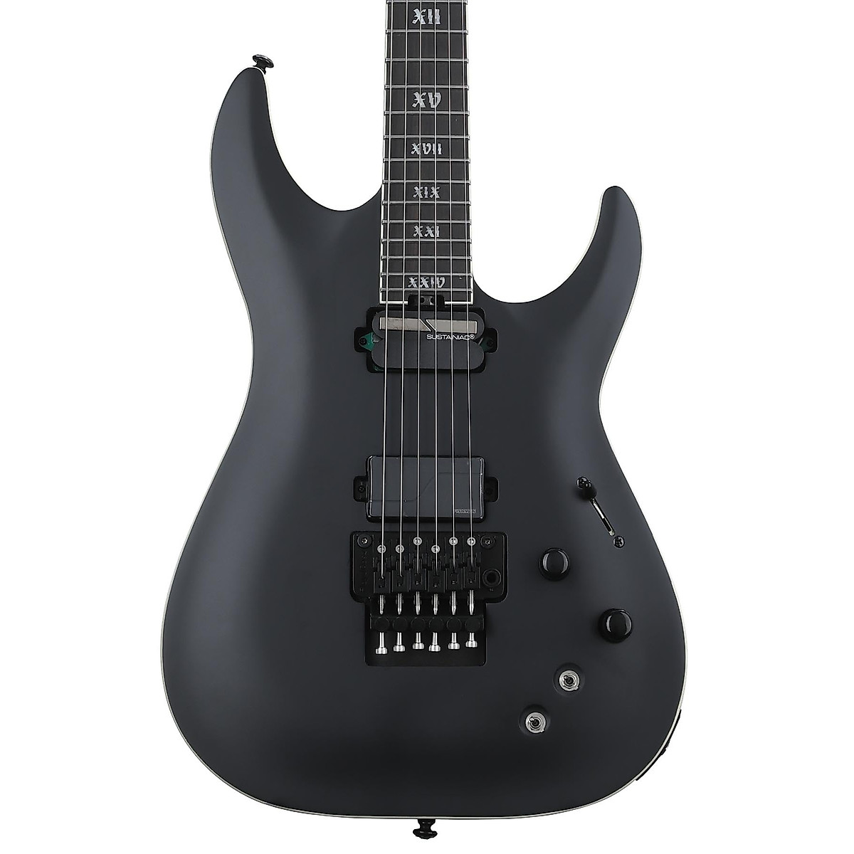 Schecter C-1 SLS FR-S Evil Twin - Satin Black