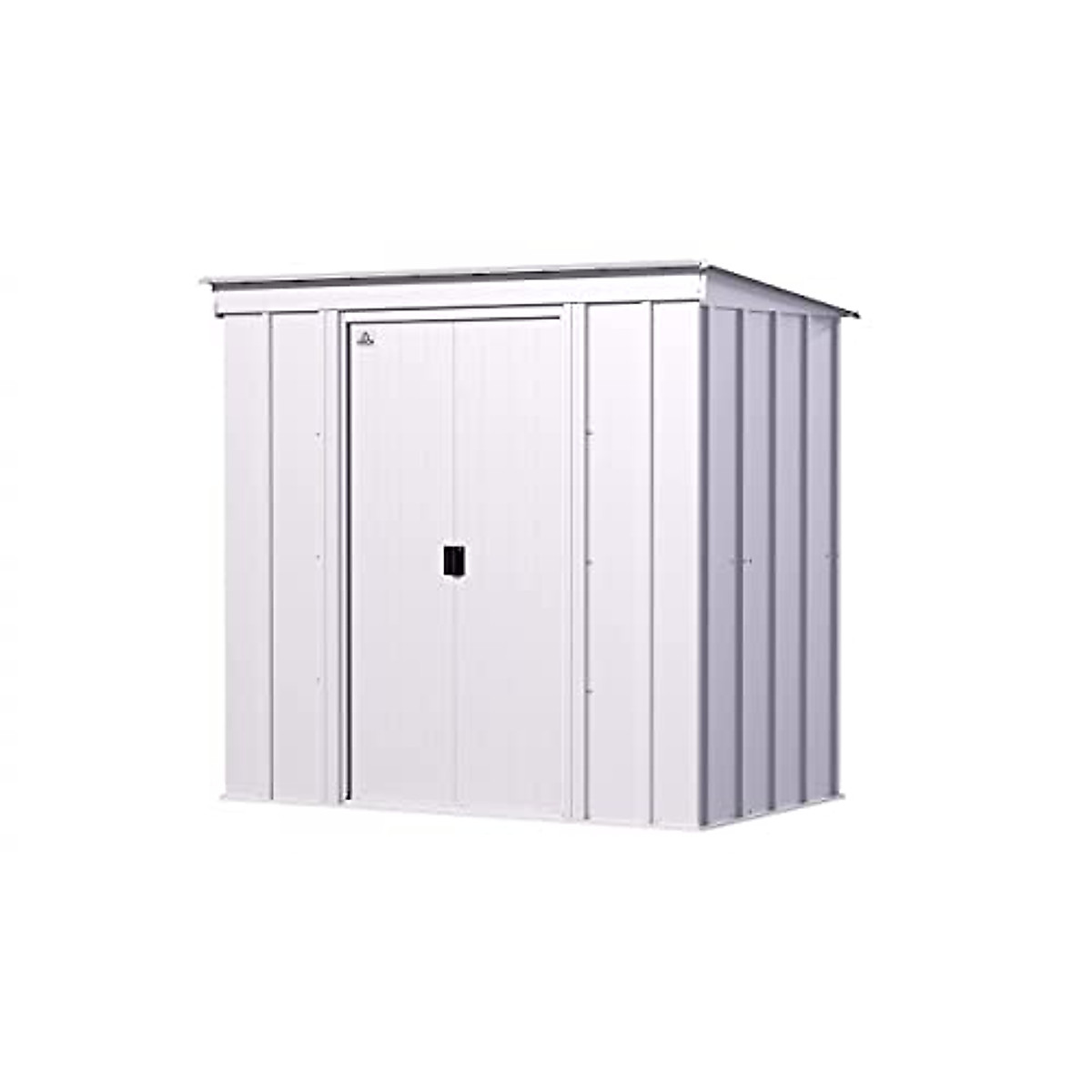 Arrow Classic Steel Storage Shed, 6x4, Flute Grey