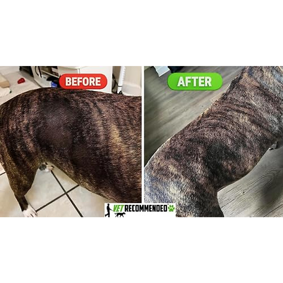 Vet Recommended Dog Dry Skin Cream & Moisturizer - Helps Dog Hair Loss Regrowth - Dry Nose & Cracked Paws - Works with Hot Spots for Dogs - 240ml (8 Oz)