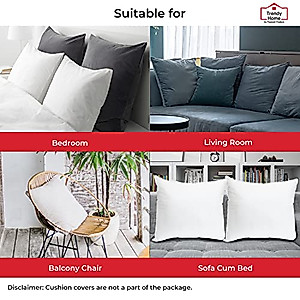 Trendy Home 20x20 Throw Pillow Insert (Set of 4, White) Bed and Couch Pillows Stuffer Hypoallergenic, Decorative Home Indoor Outdoor Sofa Pillow Filler (Non Woven, 4 Pack)