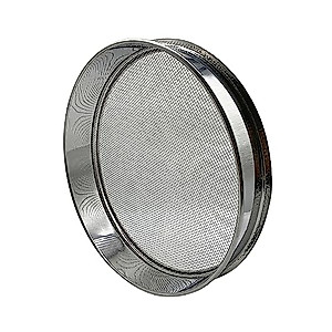 Soil Sieve for Garen -12 inches Soil Sifter for Rocks Compost-Sifting pan (1/8”Mesh Screen)