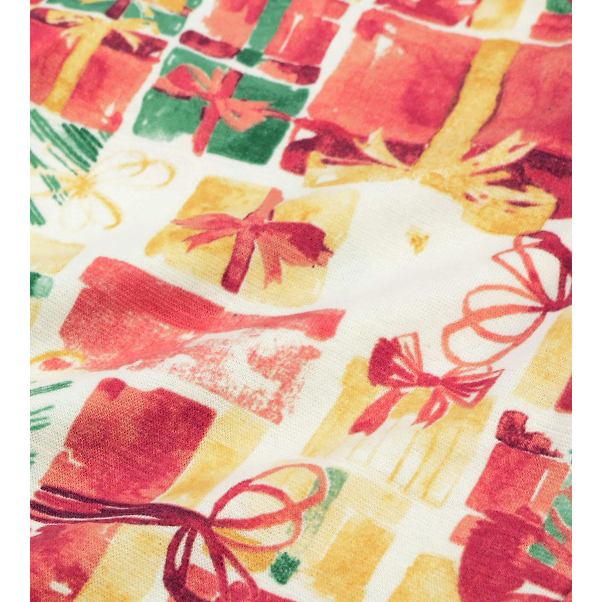 Burt's Bees Baby Baby 1-Piece Family Jammies Matching Holiday Organic Cotton Pajamas, All Wrapped Up, 12 Months