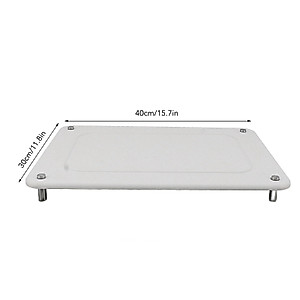 Jeanoko Drying Mat, Fast Drying Sink Tray Anti Slip Water Absorption Diatomaceous Earth Sink Caddy Organizer Sponge Holder Stand for Bathroom Kitchen (White) Tableware