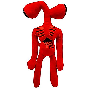 Siren Head Plush Figure Toy Stuffed Toy Doll for Kids Children -2PCS, Black&Red