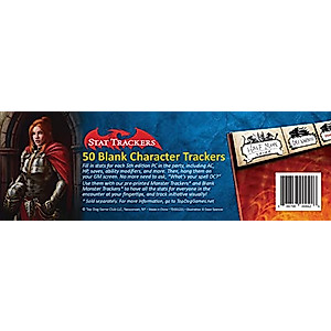 Character Trackers - Initiative Trackers and DM Reference Cards for 5th Edition