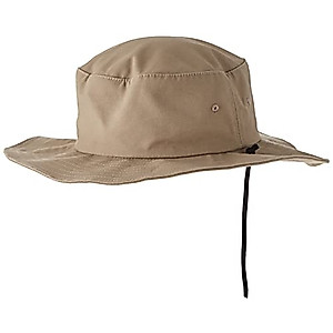 Quiksilver mens Bushmaster Sun Protection Floppy Visor Bucket Hat, Khaki, Large-X-Large US