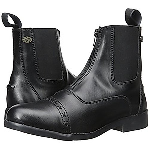 Equistar - Ladies' Zip Paddock Boot (All Weather) (Ladies 8/Black) 8 Black
