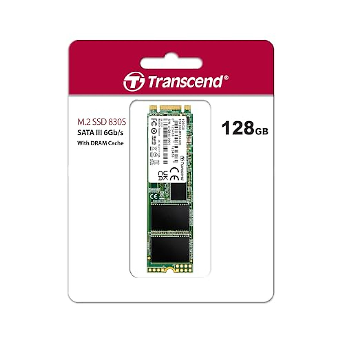 Transcend 128GB SATA III 6GB/s MTS830S M.2 2280 Solid State Drive - TS128GMTS830S