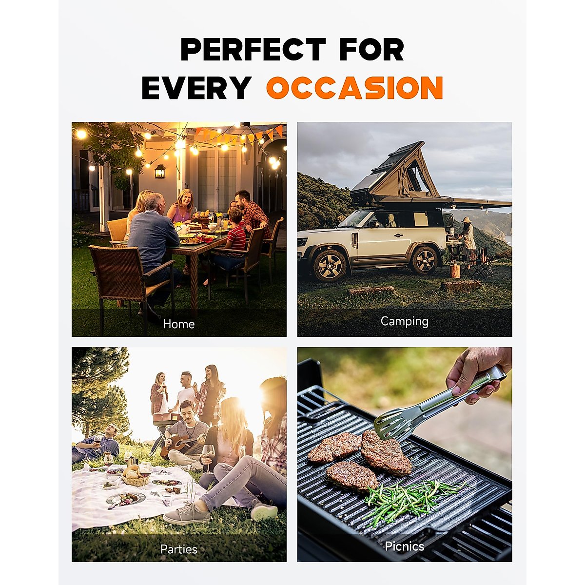 DARTMOOR 2-in-1 Reversible Cast Iron Griddle, 18 in Pre-Seasoned Cast Iron Grill Pan with Pan Scrapers, Double Side Rectangular Frying Pan with Non-Stick Surface, Indoor & Outdoor Use