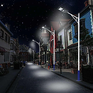 HYTC 800W 1200W 1800W 2800W Outdoor Waterproof Solar Light Road Suitable for Street Light Garden Square Road Lighting-Black 320led, keow9-004