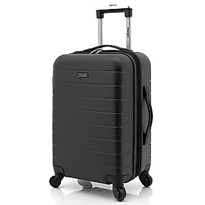 Wrangler 20" Smart Spinner Carry-On Luggage With Usb Charging Port ,Black