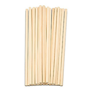 Dowel Rods Wood Sticks Wooden Dowel Rods - 1/4 x 12 Inch Unfinished Hardwood Sticks - for Crafts and DIYers - 25 Pieces by Woodpeckers