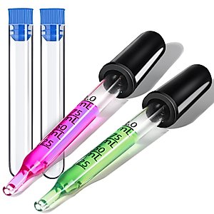 Teenitor 2Pack Eye Dropper Pipettes Dropper 1Ml Glass Droppers Pipette for Essential Oil, Eye droppers Medicine Dropper