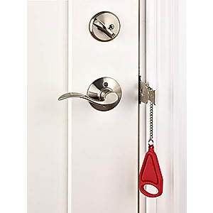 Addalock the Original Portable Door Lock by Rishon Enterprises Inc. (1 Piece), for Home Security, Apartment Security Lock, Travel Door Lock, AirBNB Lock and Dorm Room Essentials
