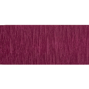 Maroon and White Crepe Paper Streamers, Made in USA