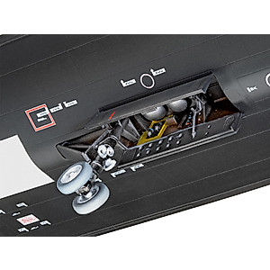 Revell Level 5 Model Kit Lockheed SR-71A Blackbird Stealth Aircraft The World's Fastest Stealth Jet 1/48 Scale Model